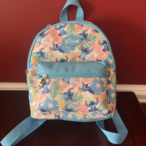 Disney | Accessories | Disney Stitch Backpack Bioworld Tropical ...